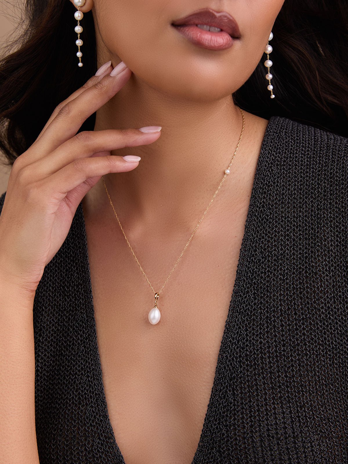 Cora Freshwater Pearl Necklace – Olive & Piper